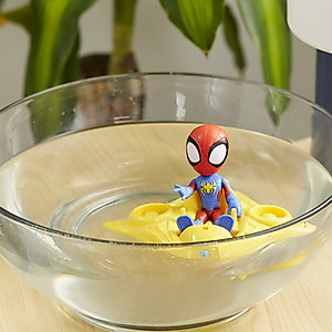 Marvel Spidey and His Amazing Friends Spidey Water Web Raft, Preschool Water Toy with Spidey Action Figure for Kids Ages 3 and Up