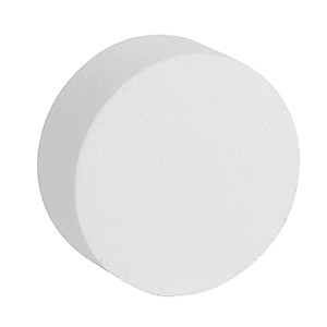 Bright Creations 4 Piece White Round Cake Dummy Tier Set, Foam Fake Cake in 4 Sizes for Decorating and Crafts, Baking Displays, Wedding Cake Design, Birthday Cakes, Parties (6, 8, 10, and 12 in)