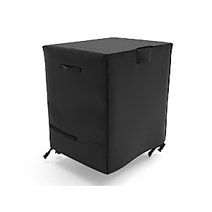 ATYARD 30-inch Outdoor Cover for Keter Unity (Small) Portable Table - UV Resistant, Breathable, All Weather (30" L x 24" W x 32" H) Black