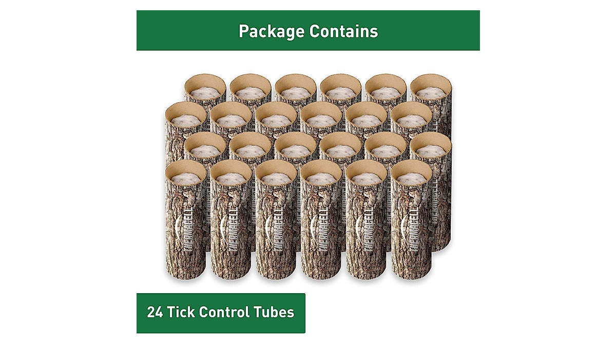 Tick Tubes for Yards - Eco-Friendly Tick Control 24-Pack