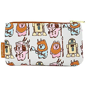 STAR WARS Pastel Ewok AOP Nylon Cosmetic Pouch