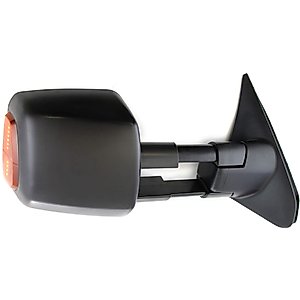 Kool Vue Driver & Passenger Side Power Heated Towing Mirrors for Toyota Tundra 2007-2021 With Signal Light Textured Standard Cab