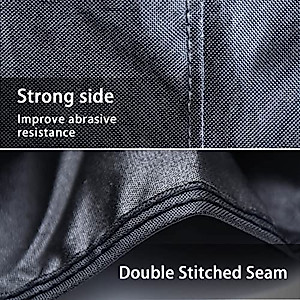 vchin 48 Inch Grill Cover, Fits for Weber Char-Broil Nexgrill Brinkmann and All Popular Brand Grills . Heavy Duty Waterproof Windproof BBQ Cover.