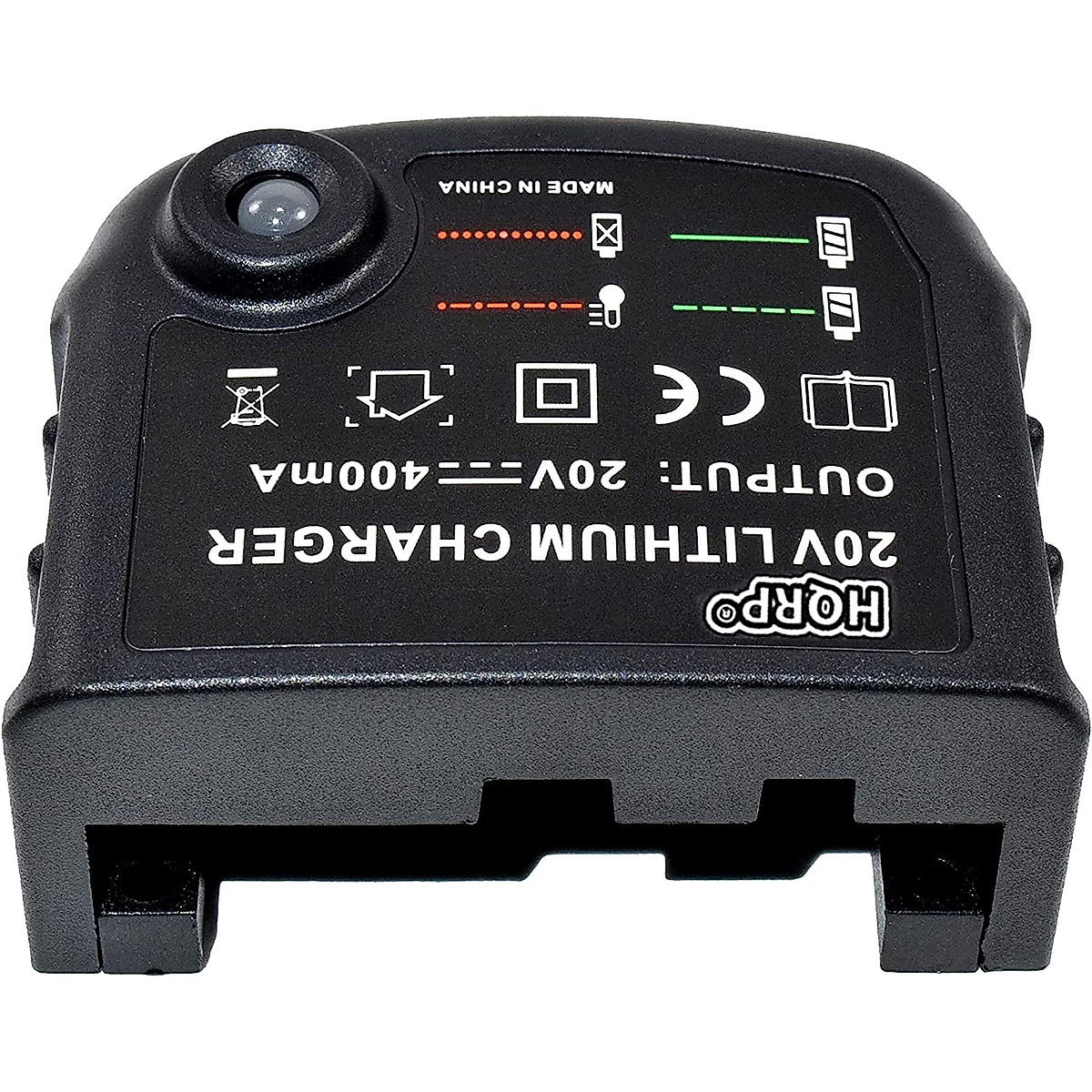 HQRP 20V Li-Ion Battery Charger Compatible with Black and Decker LC3K220 LCSSW220 LHT120 LHT2220 LHT2220B CHH2220 Trimmer Sweeper