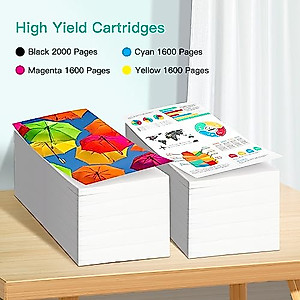 962XL Ink Cartridges Combo Pack Compatible for HP 962 XL HP962XL 962XL Black and Color Combo Pack Replacement for HP Officejet Pro 9010 9020 Series, 9015 9016 9018 9020 9025 Printers (4 Pack)