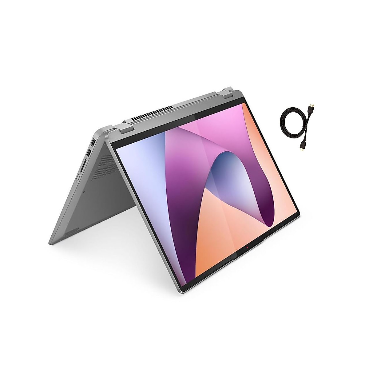 Lenovo IdeaPad Flex 5 16" WUXGA IPS Touch Premium 2-in-1 Business Laptop, AMD 8-core Ryzen 7 7730U Upto 4.5GHz, 16GB RAM, 2TB PCIe SSD, Backlit, Fingerprint, Digital Pen, Windows 11 Pro + HDMI Cable