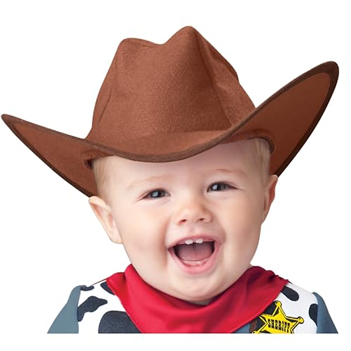 InCharacter Wee Wrangler Infant/Toddler Costume, Large (18-2T) Blue/Brown