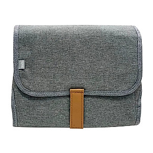 bub. Baby Changing Mat- Wipeable, Portable Changing Pad, Travel Changing Mat for Baby or Small Toddler, Sleek Design. (Gray)