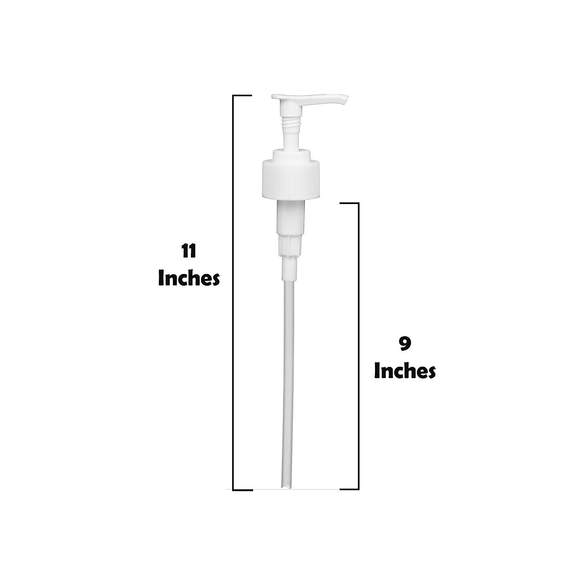 Speak Naturals White Soap and Lotion Pump, Fits Most 32oz Castile Soap Bottles, 28/410 Neck, 5cc Dispensed Per Pump (2 Pack)