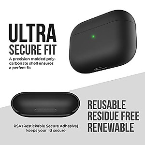 KeyBudz Hybrid Shell Hard Cover for Apple AirPods Pro Case