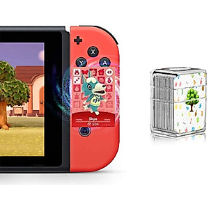 Pack of 24 Mini NFC Cards 25 to 48 for Amiibo Animal Crossing New Horizon Compatible with Nintendo Switch Lite Wii U New 3DS Rare Village Series 1 to 4 with Storage Case, 24MCACNFC2548