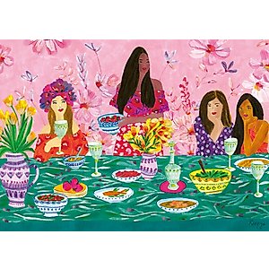 Ravensburger Ladies' Brunch 1000 Piece Jigsaw Puzzle for Adults - 17131 - Every Piece is Unique, Softclick Technology Means Pieces Fit Together Perfectly