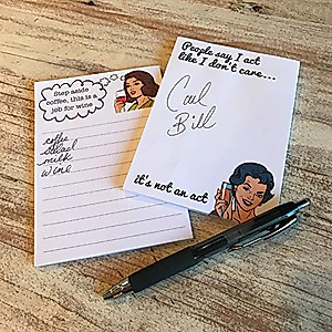 Funny Novelty Memo Pads - Funny Notepads for Office - Gift for Coworkers
