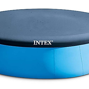 Intex N/AA 13' x 12" Easy Set Above Ground Rope Tie PVC Vinyl Pool Cover |, 1 Pack, Blue