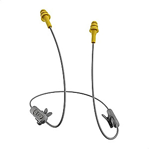 Elgin Ruckus Wireless Bluetooth Earplug Headphones, 25 dB Noise Reduction Ear Plug Earbuds, Noise Cancelling Mic, 12 Hour Battery, IP65 sweatproof, OSHA Compliant Hearing Protection, Work Safety