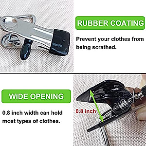 Boot Hangers Clips Laundry Hooks Hanging Clips Clothes Pins Closet Hanger Organizer Clamps Socks Towel Clips Heavy Duty Clothespins Bulk Hanger Clips for Closet Travel Pants Socks Handbags, 12 Pack