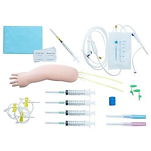 Pediatric IV and Phlebotomy Practice Kit by The Apprentice Doctor. Practice and Perfect Critical Medical Skills Before Working on Real People. (Light Skin Tone)