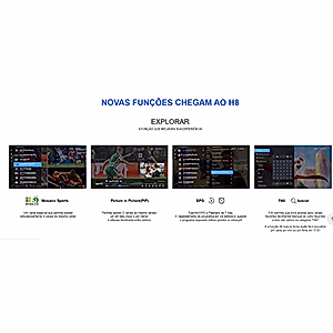 SuperTV H8 Brazil Box TV Brasil New Version HTV8 Brazilian TV Box Android 11 - 2.4GHz/ 5GHz WiFi 4K UHD Bluetooth 4.2