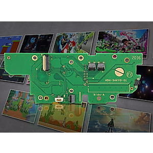 Left L Side Motherboard, for Switch Lite Left Handle, PCB Material L Side Board, Replacement Professional Game Console Key Board Part [video game]