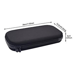 Yuhoo EVA Hard Stethoscope Case, Stethoscope Storage Box, Multi-Function EVA Carry Storage Organizer Box Bag with Extra Mesh Pockets for Small Accessories,Device NOT Included(Blue), free size