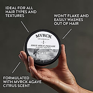 Paul Mitchell MVRCK by MITCH High Hold Pomade, Firm Hold + High Shine, For All Hair Types, 3 oz.