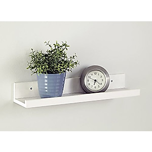 ClosetMaid 1657 Floating Wall Shelf, White, 19-Inch