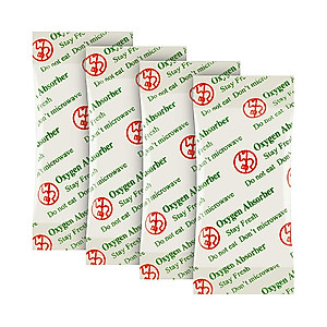 VacYaYa 3000CC(30-Pack) Food Grade Oxygen Absorbers Packets for Home Made Jerky and Long Term Food Storage, Stored in Vacuum Bag and 3 times Oxygen Absorption Capacity
