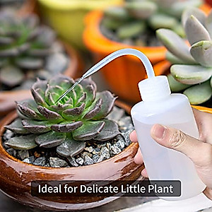 Watering Can, Goowin Watering Can Indoor Plants, Long Spout 47 oz Small Watering Can for Indoor with Bonus 16 oz Spray Bottle & 8.5 oz Squeeze Bottle, Green