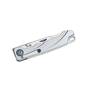 Tungyi Daily Pocket Folding Utility Knife with 10 Replaceable Quick Change Blades, Ultra Compact and Lightweight (Grey)