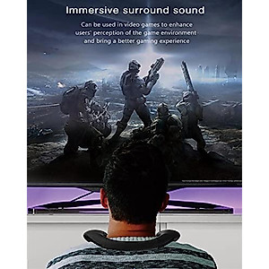 VANPEUSO Neckband Bluetooth Speaker, Bluetooth 5.0, Built-in mic, 10H Playtime, Portable Wireless Wearable Speaker, True 3D Stereo Surround Sound, Ideal for Home&Outdoors