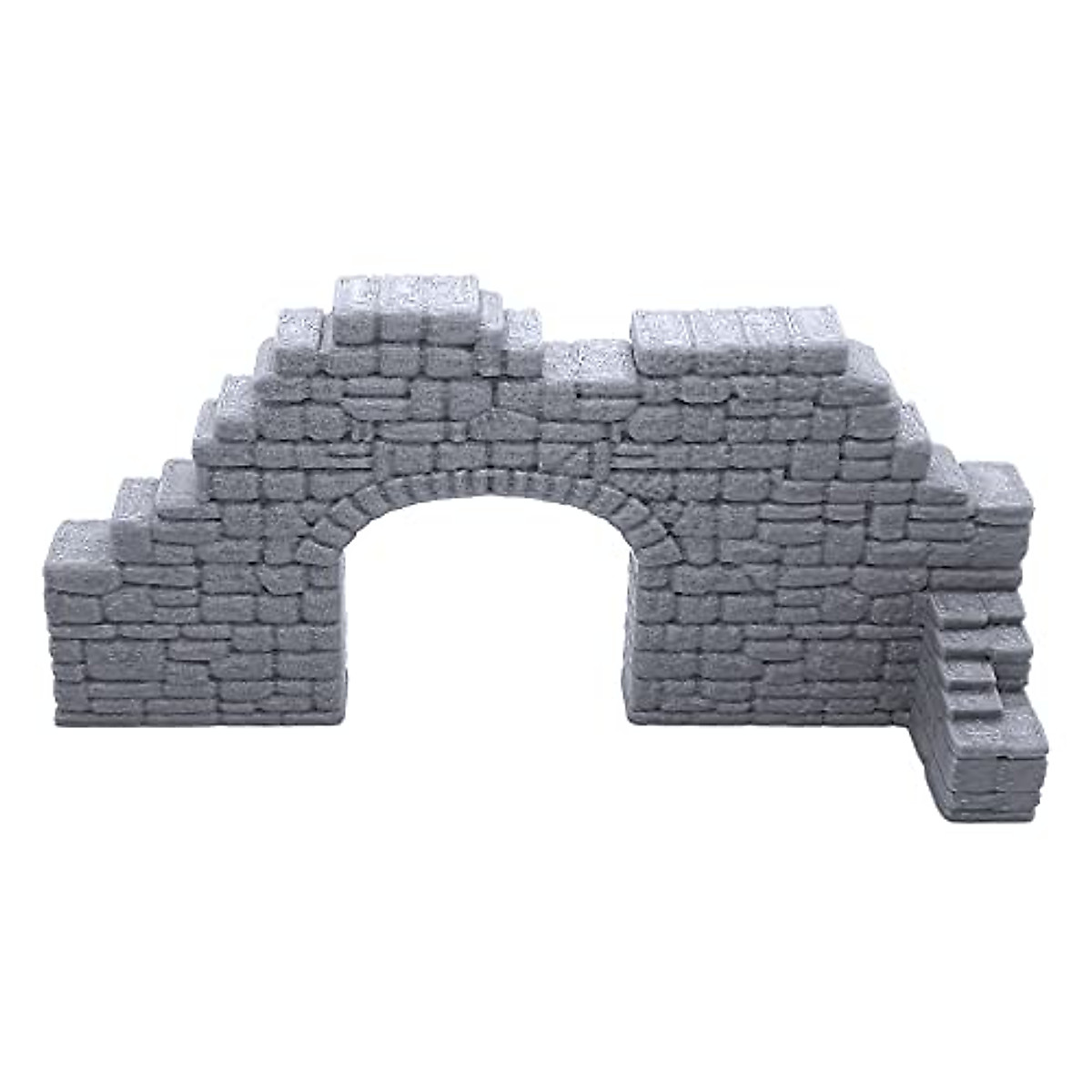 EnderToys Ruined Stone Walls Set A, Terrain Scenery for Tabletop 28mm Miniatures Wargame, 3D Printed and Paintable