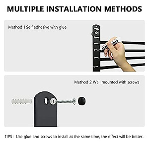 MOVNO Swing Out Towel Bar, 4-Arm Silver Wall Mounted Swivel Towel Rack with Hooks Rustproof, Towel Hanger Holder Storage Organizer for Bathroom Kitchen Space Saving