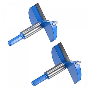 uxcell Tungsten Carbide Forstner Drill Bit Set 75mm 80mm, Woodworking Wood Hole Opener Hinge Hole Drilling Boring Bit Cutter