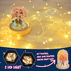 TROJOY Unicorns Gifts for Girls 4-12 Year Old, Make Your Own Magical Night Light, Arts and Crafts Kit for Kids Age 4-12, DIY Unicorn Novelty Girls Toys Room Decor Birthday & Christmas Gift for Girl