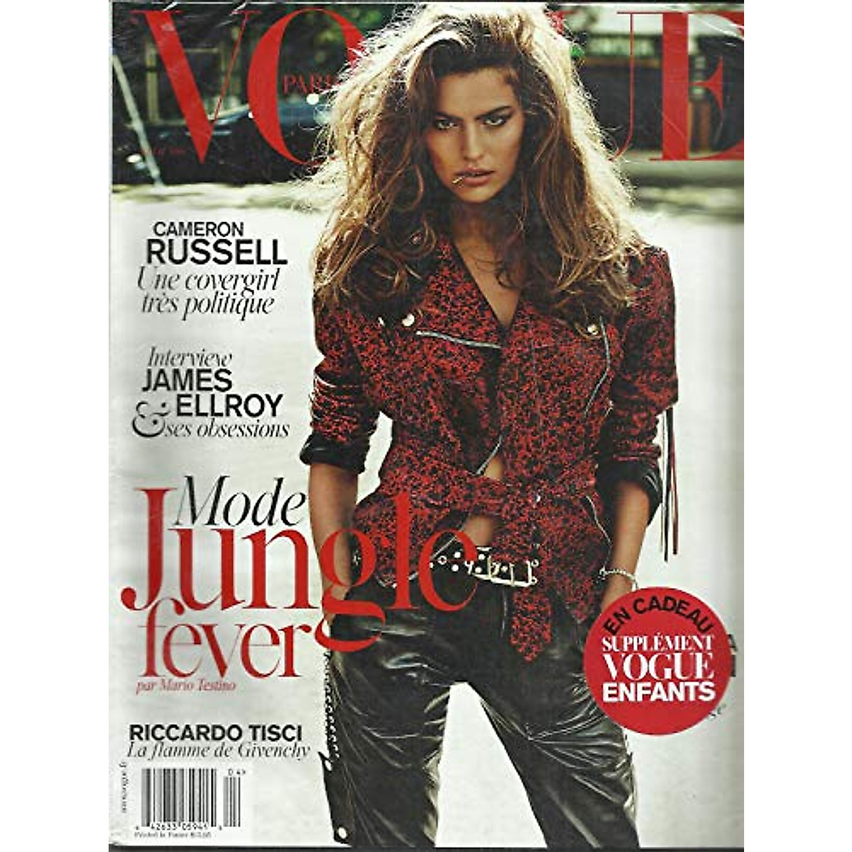 VOGUE PARIS MAGAZINE, MODE JUNGLE FEVER AVRIL 2014 NO. 916 FRENCH LANGUAGE