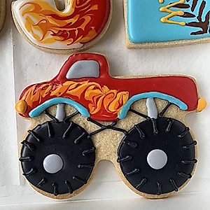 Monster Truck 5 Inch Cookie Cutter from The Cookie Cutter Shop – Tin Plated Steel Cookie Cutter
