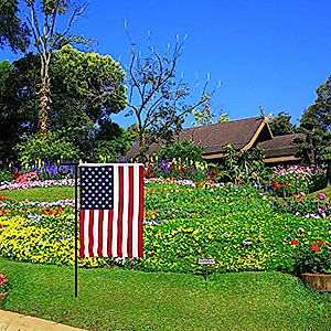 Garden Flag Pole Stand Durable Garden Flag Holder18 X35.5 Yard Banner Pole Stands for Outdoor Display Decorative Flags 12.5"X18" Stake Holder Easy to Assemble