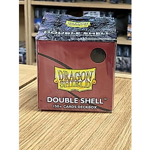 Dragon Shield Card Deck Box – Blood Red/Black 150CT – Durable and Sturdy TCG, OCG Card Storage – Compatible with MGT, Magic The Gathering, Commander Decks, Pokemon, Yugioh
