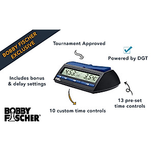 Bobby Fischer Chess Clock - Powered by DGT