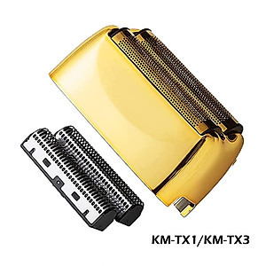 KEMEI Mens Electric Razors Replacement Heads Cutter Blade KEMEI Razors #KM TX1/TX3 Replacement head#…Gold