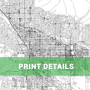 Dear Mapper Tucson United States View Abstract Road Modern Map Art Minimalist Painting Black and White Canvas Line Art Print Poster Art Line Paintings Home Decor (Set of 3 Unframed) (16x24inch)