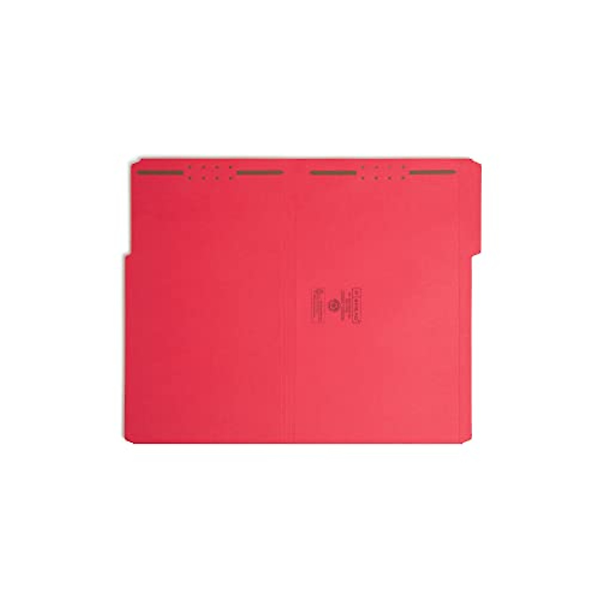 Smead Fastener File Folder, 2 Fasteners, Reinforced 1/3-Cut Tab, Legal Size, Red, 50 per Box (17740)