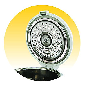 Oyama CFS-F12B 7 Cup Rice Cooker, Stainless Black