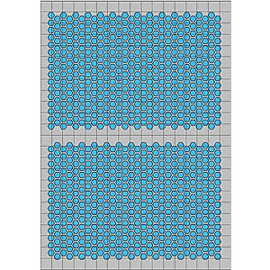 SHS1002P Hexagon RC Body Spray Paint Mask/Stencil