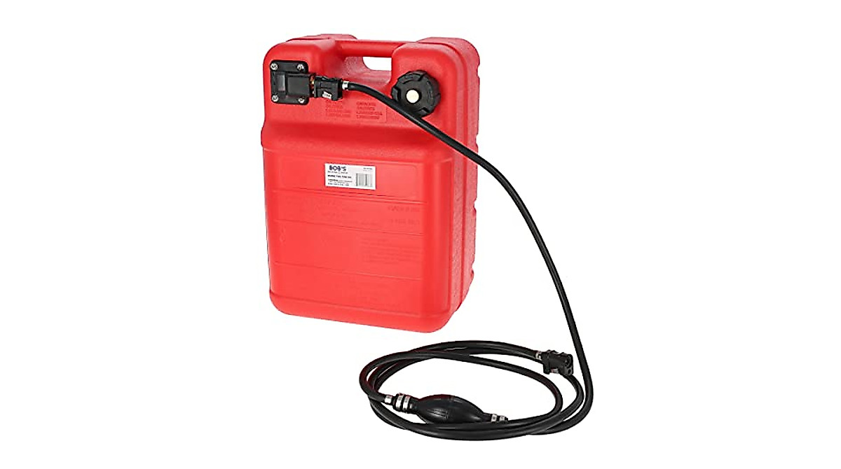 BISupply 6 Gallon Portable Boat Gas Tank Kit