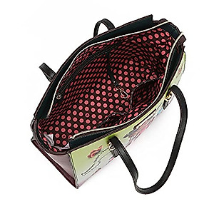 DESTINY BY NICOLE LEE 3 Pieces Set Fashion Handbag Eco Leather Large Shoulder Bag Mini Messenger Bag Pouch for Women Girls NK12241 ADF