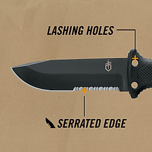 Gerber Gear LMF II Infantry Knife, Black [22-41629]