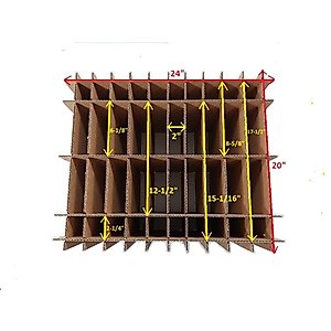 Tek Source Solutions Universal Motherboard Shipping & Storage Box Kit – Slotted Moving Boxes with Trays, Protective Corrugated Cardboard Packing Boxes, Foam Shock Protection Shell, Pack of 1