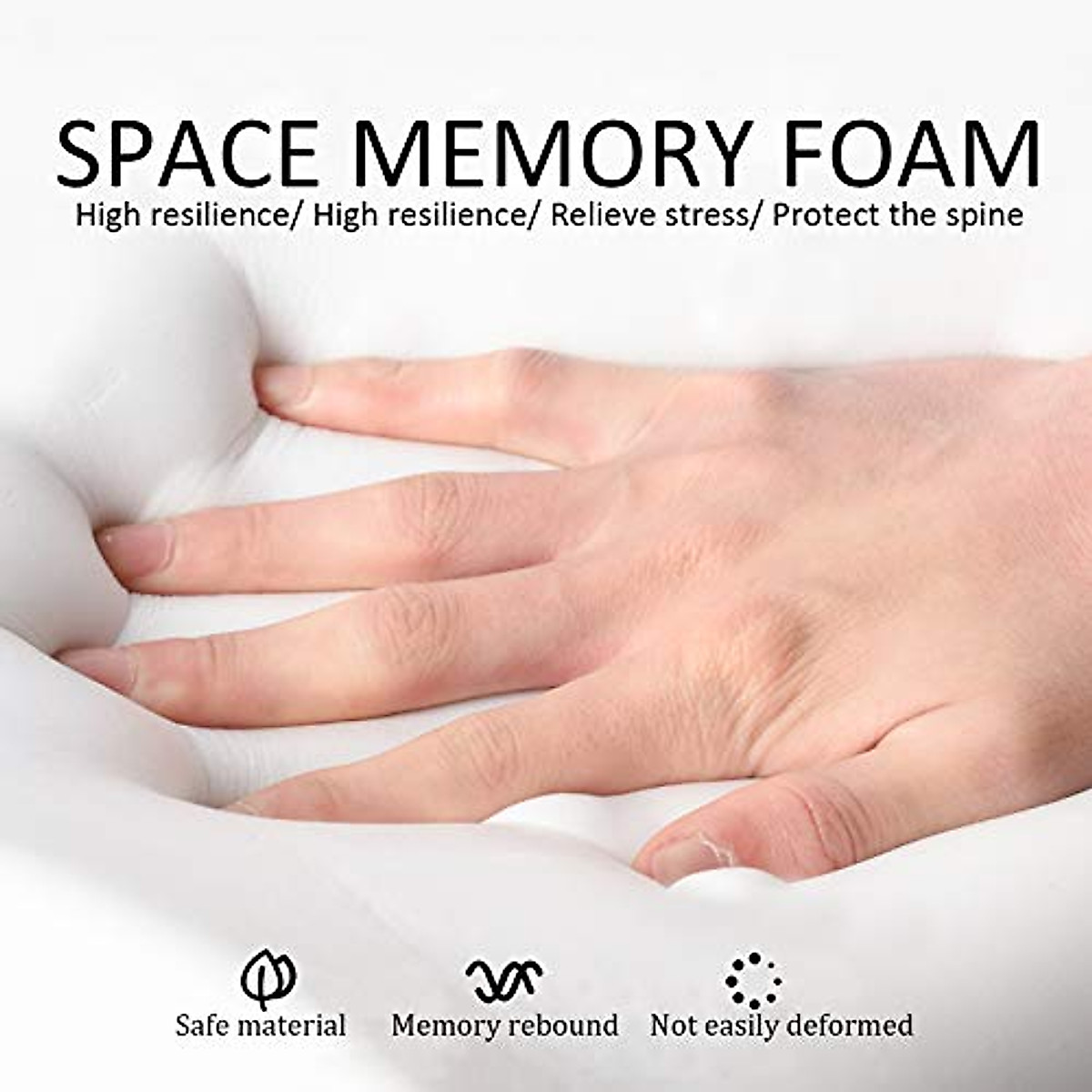 Seat Cushion for Office Chair Car Coccyx Orhopedic Memory Foam Seat Cushon Back Cushion for Sciatica Lower Back Tailbone Pain Relief Lumbar Support