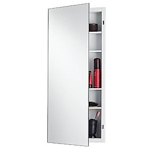 Jensen 835P24WHD Focus Medicine Cabinet with Polished Mirror, 16-Inch by 26-Inch
